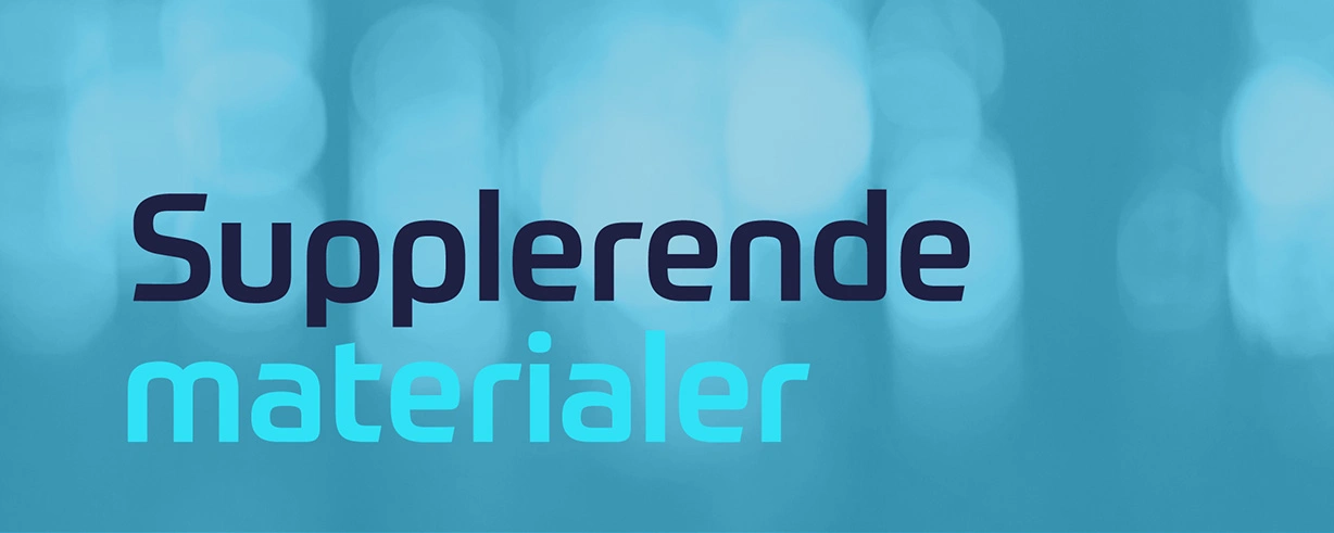 Supplerende materialer | Supplerende materialer